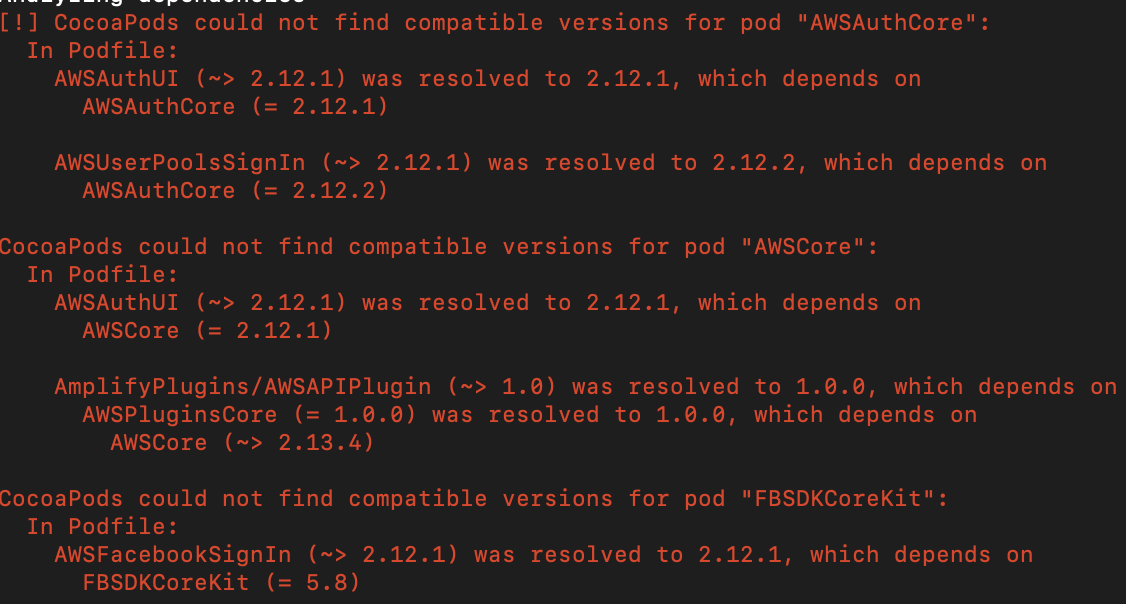 SwiftUI and AWS Amplify을 이용한 Sign in 구현 Part 1 주의점